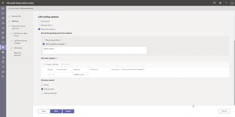 CONFIGURING A MICROSOFT TEAMS AUTO ATTENDANT - Myrtec